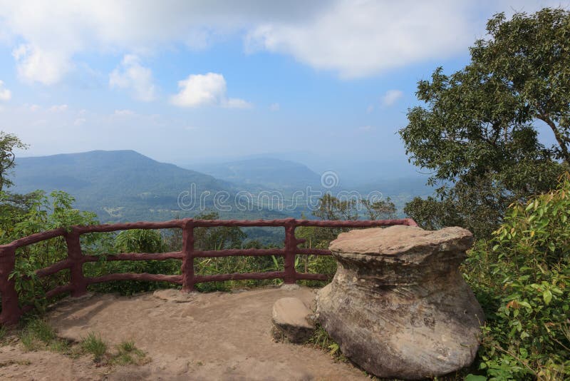 View Point for Look Landscape in Nature. Stock Photo - Image of earth ...