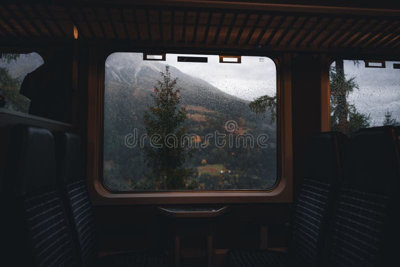 Beautiful Natural View from the Train Window Stock Photo - Image of ...