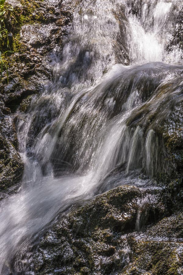 Beautiful Natural Waterfall Stock Image - Image of river, spring: 128327395