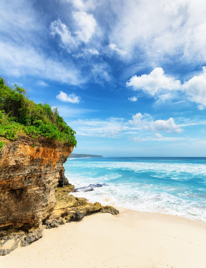 Coast of Bali Island, Indonesia Stock Photo - Image of area, nature ...