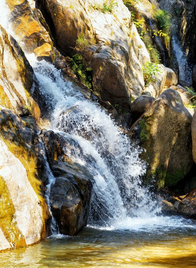 Hin Lad Waterfall. Koh Samui, Thailand Stock Image - Image of park ...