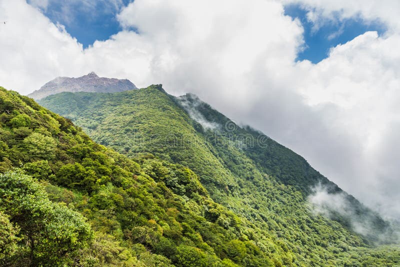Beautiful Nature of Mount Unzen in Kumamoto Stock Photo - Image of ...