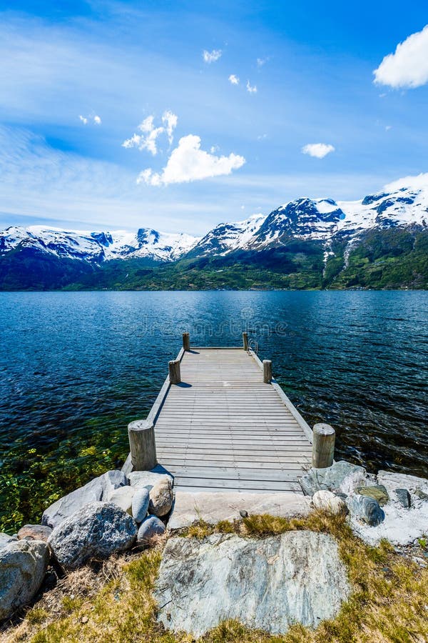 Beautiful Nature Norway. stock image. Image of nature - 70385685