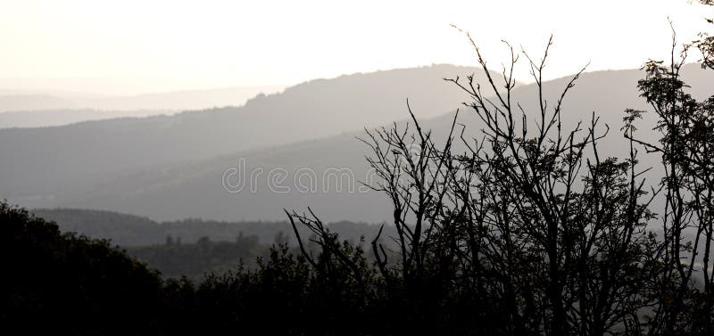 Beautiful Nature of the Roehn Germany Panorama Stock Image - Image of ...