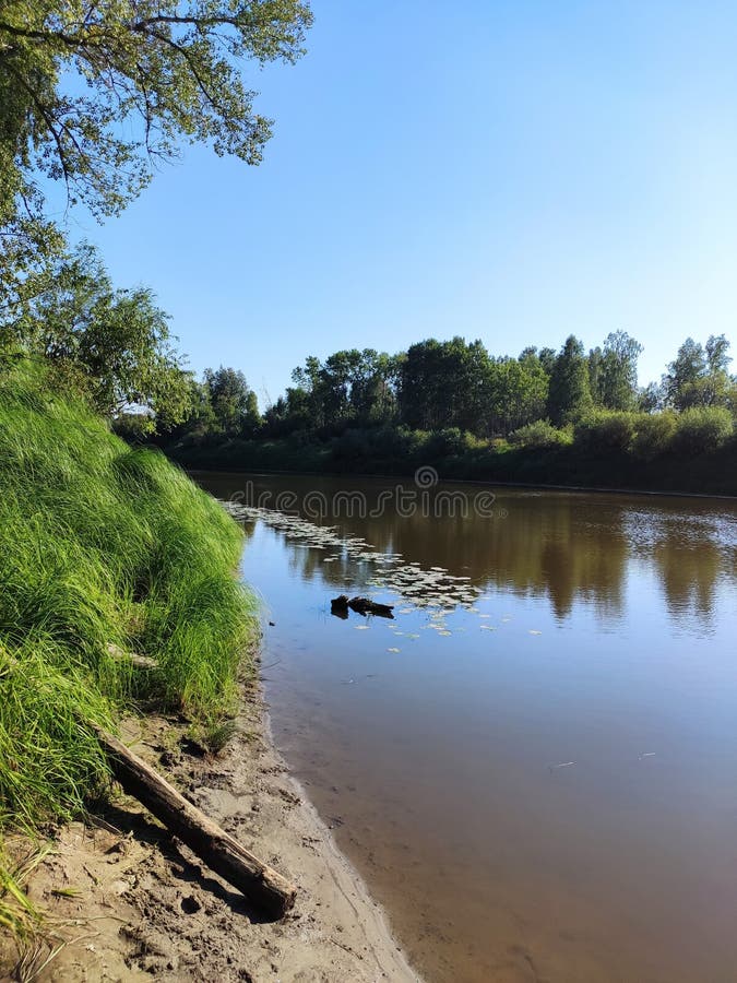 Beautiful Nature of Russian Rivers Stock Photo - Image of rivers ...
