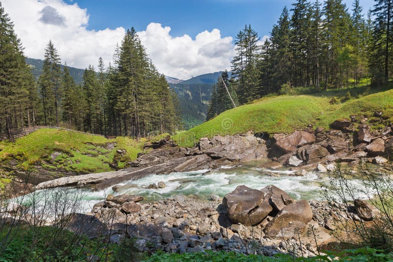 Beautiful Nature and Streams Stock Image - Image of stream, summer ...