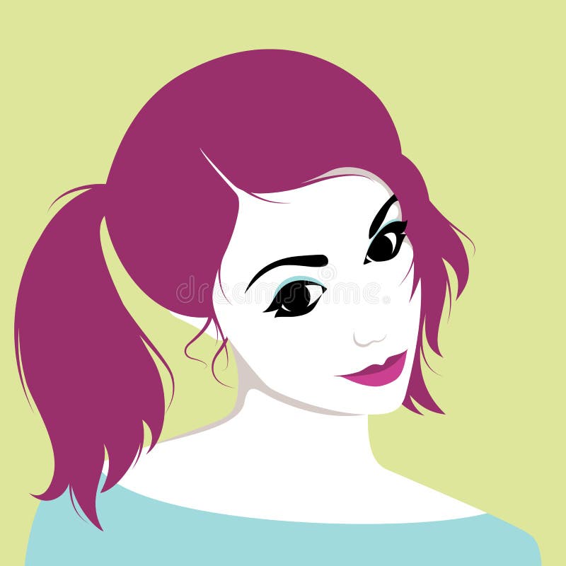 Naughty Girl Stock Vector Illustration Of Show Tongue 16488610