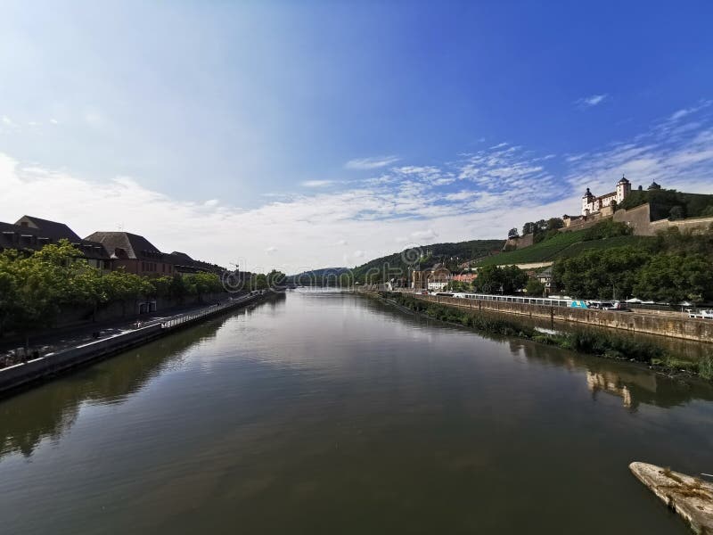 Beautiful Neckar River at Heidelberg Stock Image - Image of neckar ...