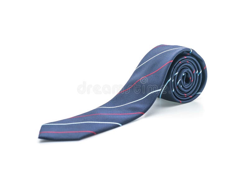 Beautiful necktie on white stock image. Image of knot - 97777463