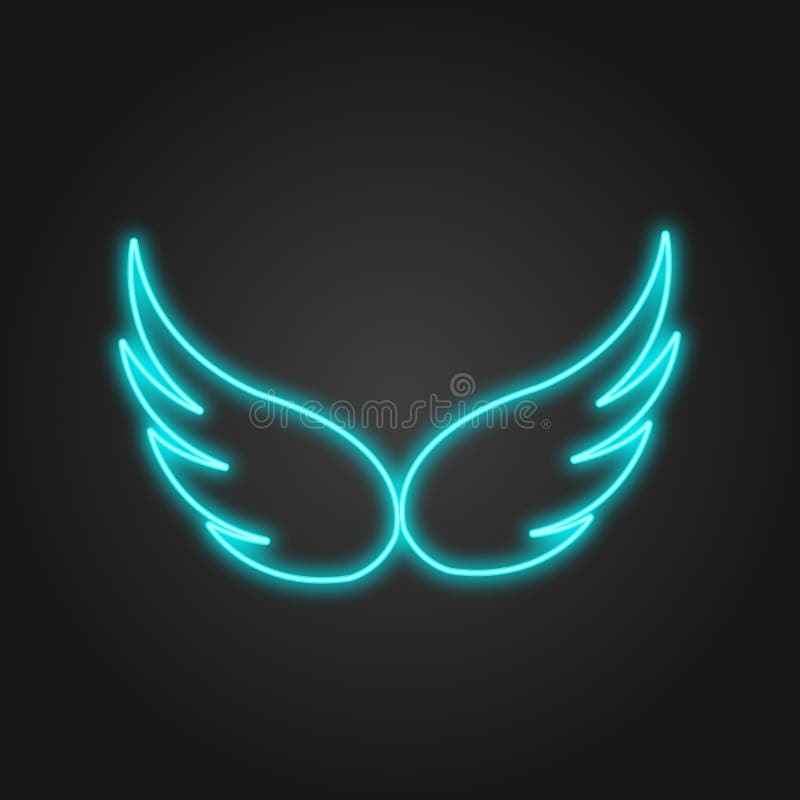 Wings Neon Stock Illustrations – 2,115 Wings Neon Stock Illustrations ...