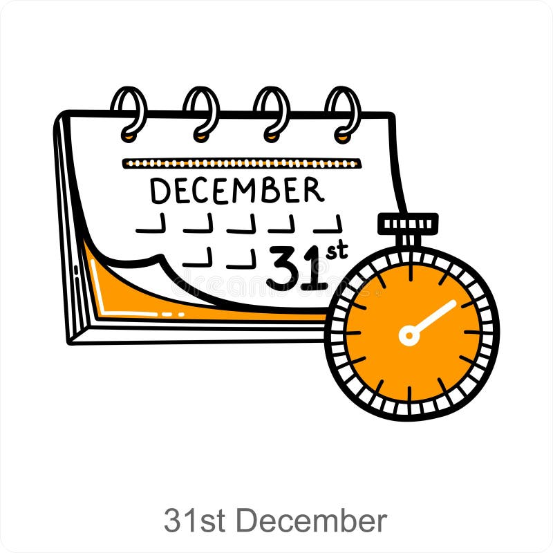 31st December stock vector. Illustration of december - 264878074