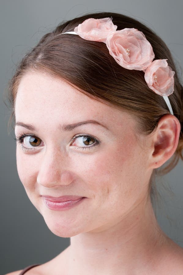 Beautiful nice female face stock photo. Image of fresh - 17213222