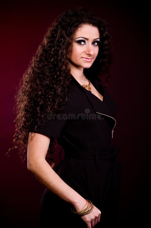 Long ringlets hair stock image. Image of long, cute, people - 23668465