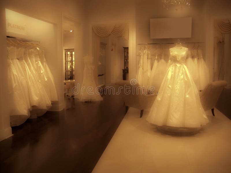 Beautiful Night Dresses in a Store Display Stock Image - Image of ...