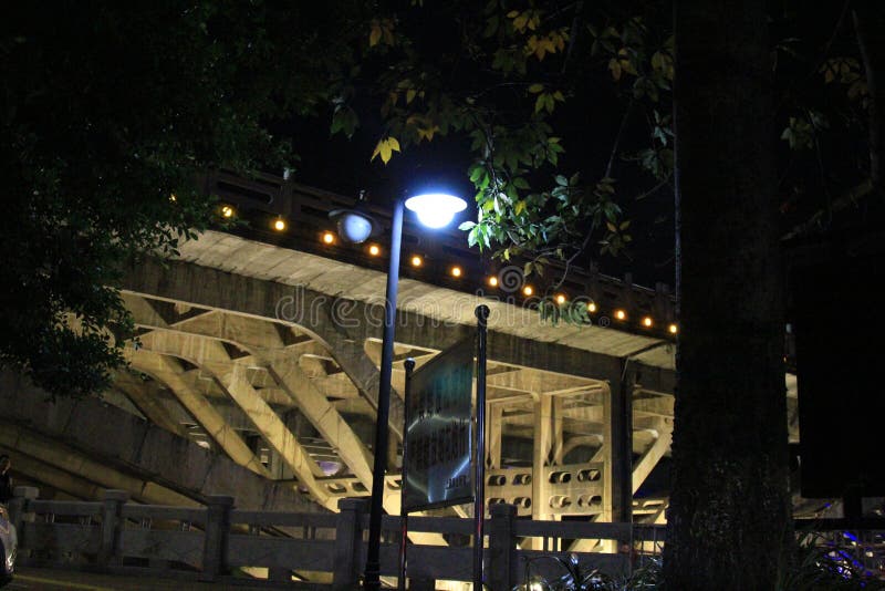 Beautiful night scenery stock image. Image of setting - 144425163