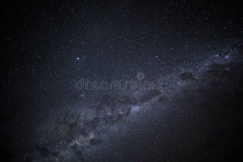 Beautiful Nightscape Featuring a Milky Way Illuminated in the Night Sky ...