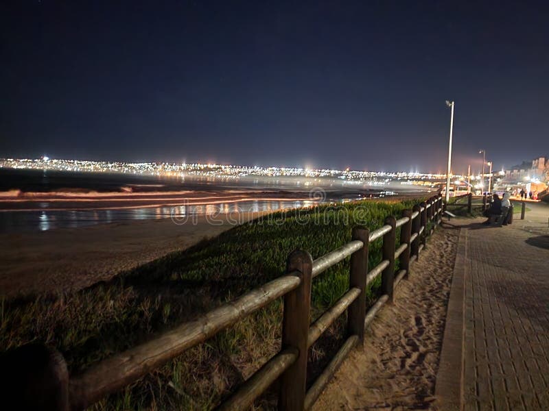 Beautiful Nighttime in Hartenbos Mosselbay Stock Image - Image of ...