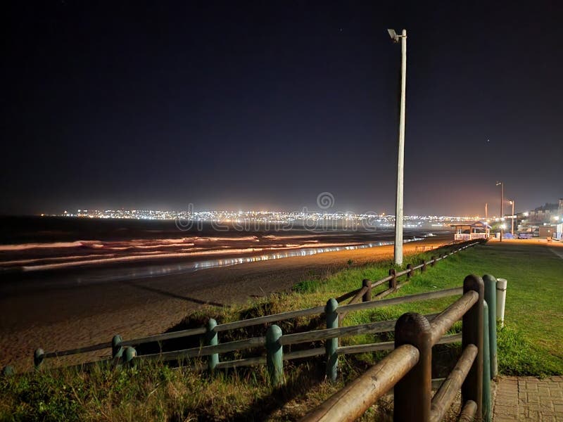 Beautiful Nighttime in Hartenbos Mosselbay Stock Photo - Image of ...