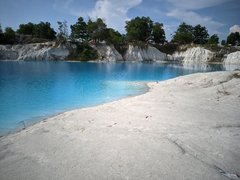 A Beautiful Noon at Blue Lake Stock Photo - Image of noon, nature ...