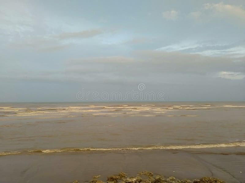 Beautiful North Coast of Java Stock Photo - Image of beautiful, wave ...