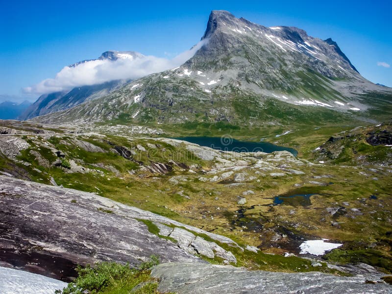 Beautiful Norwegian Nature, Mountains Stock Photo - Image of rock, peak ...
