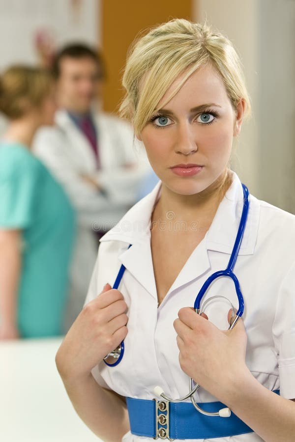 Beautiful Nurse stock image. Image of beautiful, focus - 5074989