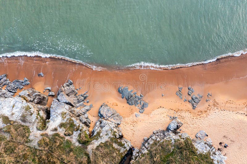 Beautiful Ocean Landscape from a Drone. View of the Ocean, Rocks and ...