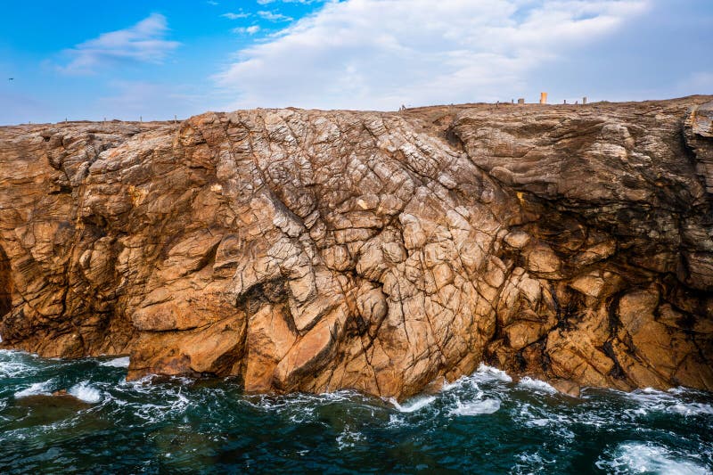 Beautiful Ocean Landscape from a Drone. View of the Ocean, Rocks and ...