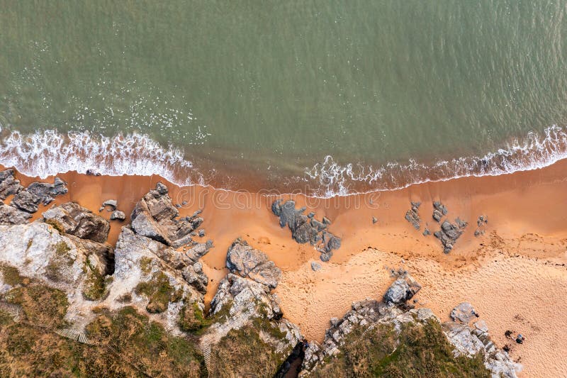 Beautiful Ocean Landscape from a Drone. View of the Ocean, Rocks and ...