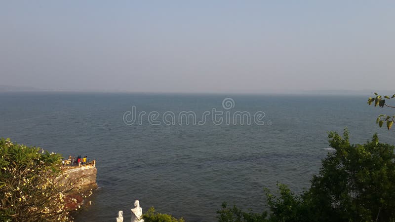 Ocean view of Goa stock image. Image of cruise, entertainment - 124933551