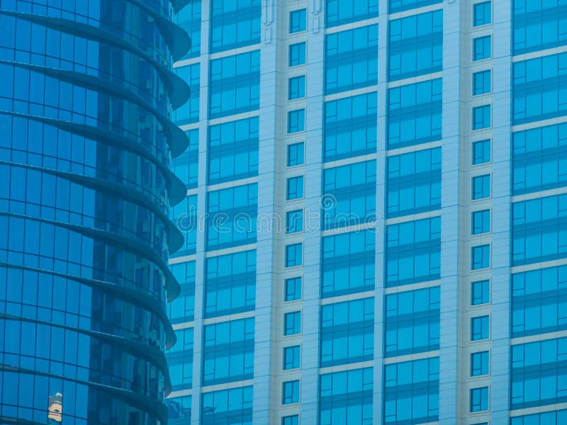 Beautiful Office Building and Architecture with Window Pattern E Stock ...