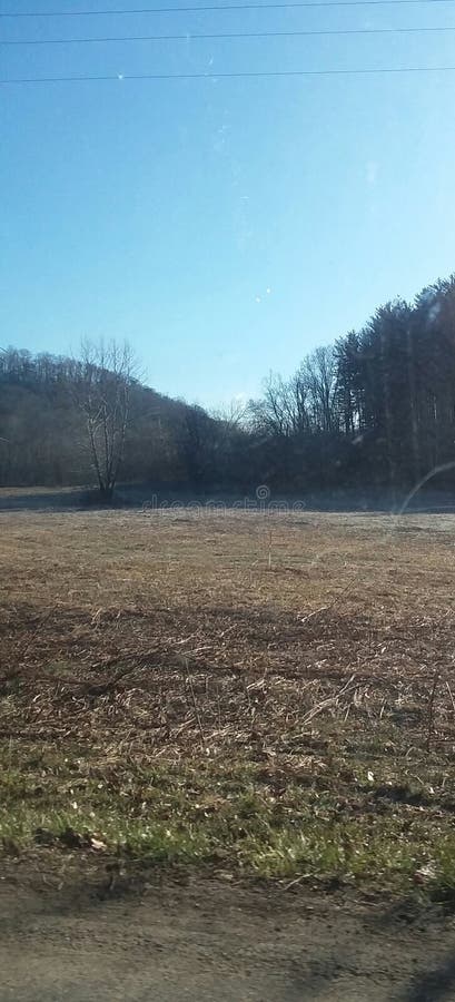 Beautiful Ohio Sunrise in the Forest Stock Photo - Image of fall, path ...