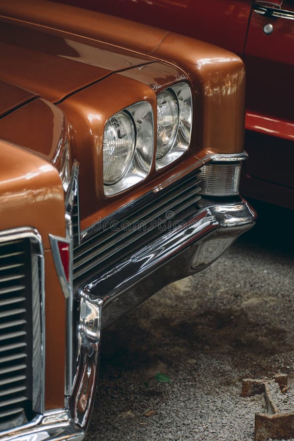 Beautiful Old American Retro Car Stock Image - Image of luxury, drive ...