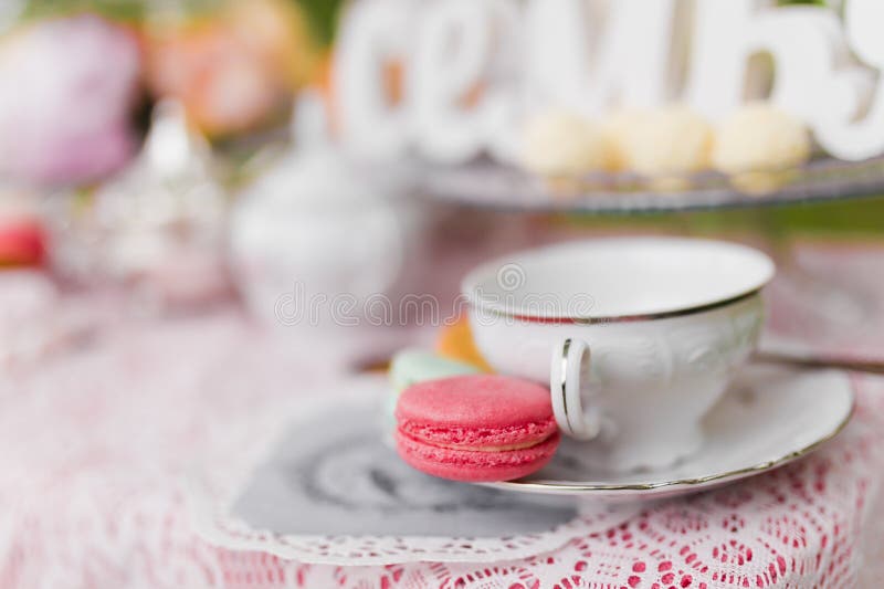 Beautiful Old Antique Tea Service Stock Image - Image of crayon, nature ...