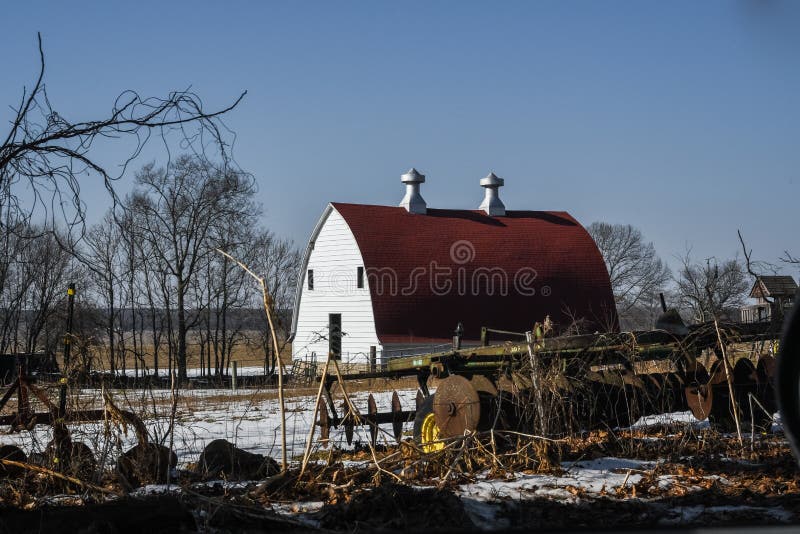 A Beautiful Old Barn Shown Some Love Stock Photo - Image of country ...