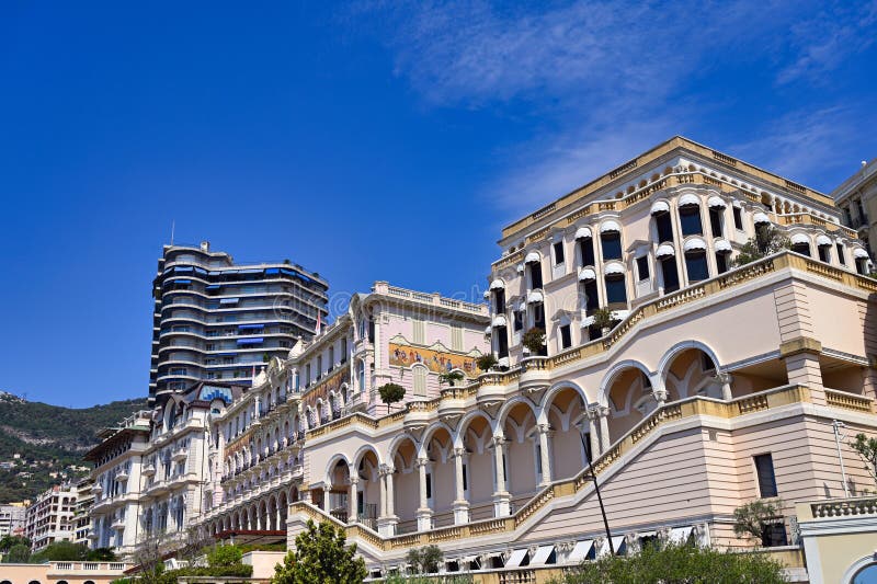 Beautiful Old Buildings in Monte Carlo Stock Image - Image of azur ...