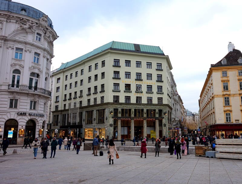 Old Buildings in Vienna editorial photo. Image of tall - 62378166