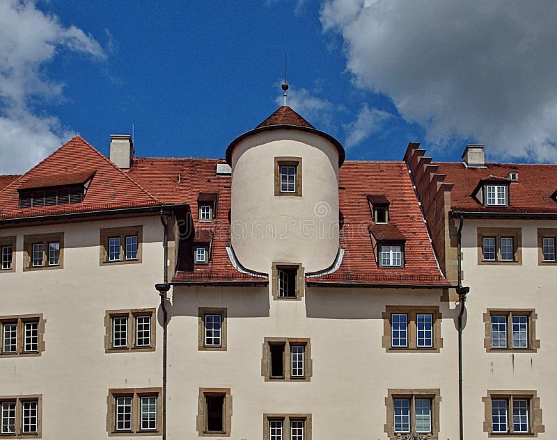 Beautiful Old Castle in Stuttgart Stock Photo - Image of palace, blue ...