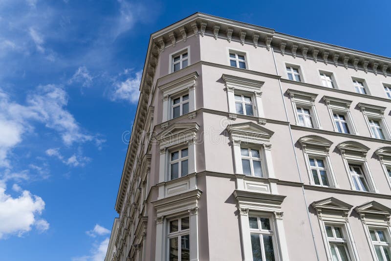 Beautiful old corner house stock image. Image of beautiful - 93621159