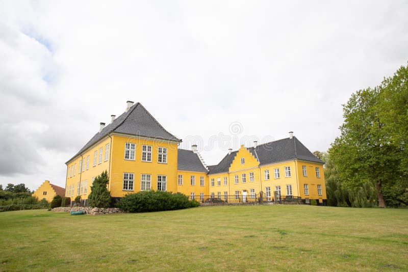 The Beautiful Old Danish Manor Stock Photo - Image of danish, shot ...