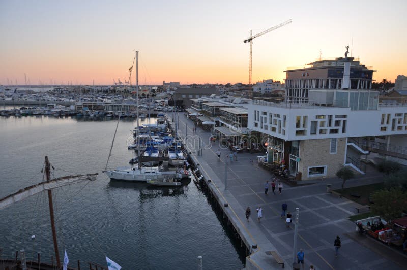 The Beautiful Old Port Limassol in Cyprus Editorial Photography - Image ...