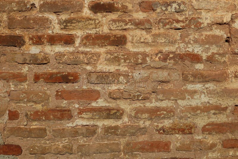 Old red brick wall stock photo. Image of concrete, building - 139148914