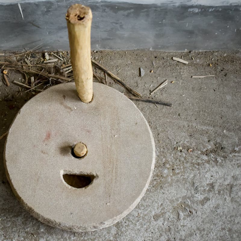 Traditional Grinder and Ural in Assam Stock Photo - Image of used ...