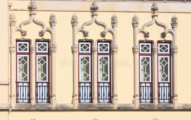 Beautiful old windows stock image. Image of beautiful - 10817335