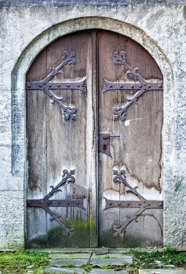 Old wooden door stock photo. Image of ornate, single - 29843884