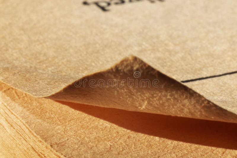 A Dog Eared Page in a Paperback on Table Stock Image - Image of reading ...