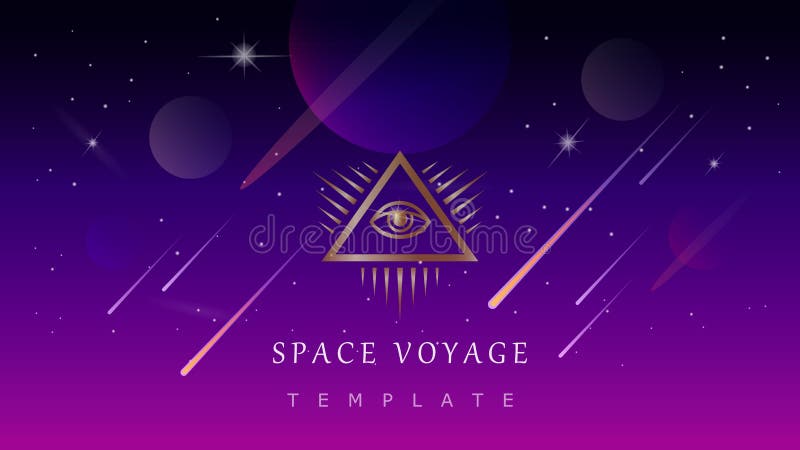 Beautiful Open Space Landscape Vector Template for Magazine Cover ...