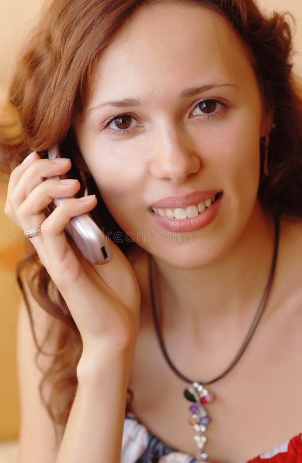 Beautiful Operator is Ready for Help Stock Photo - Image of cellphone ...