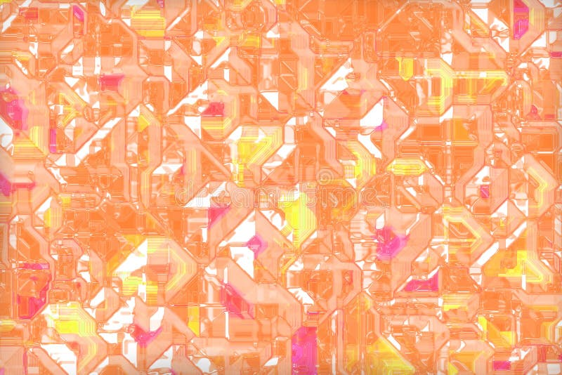 Creative Electronic Crystals Template Digitally Drawn Background or ...