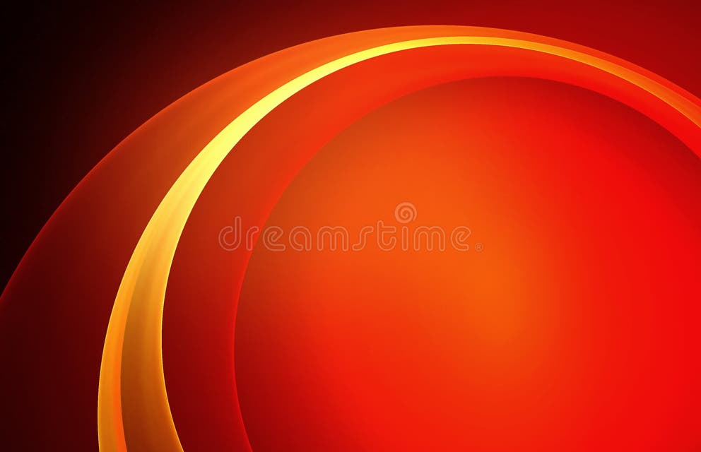 Beautiful orange arch stock illustration. Illustration of scifi - 3993293